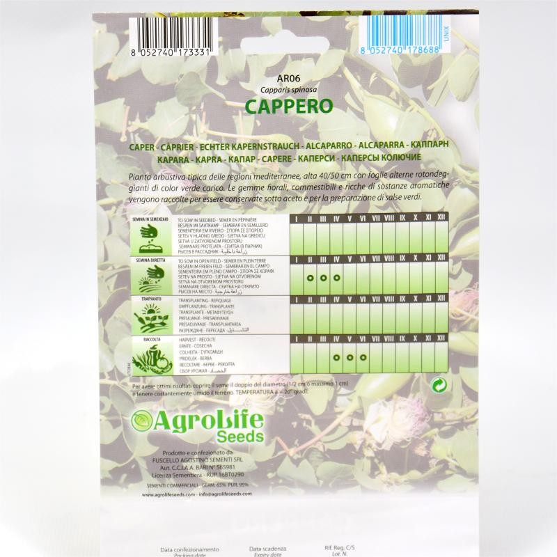 Caper Seeds for Sale-Seeds Online | Mondo Piante